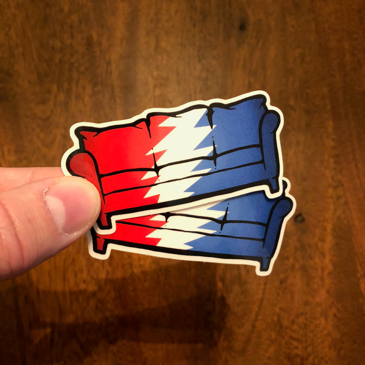 Dead Couch Tour Sticker 2-Pack – Wicked Grateful