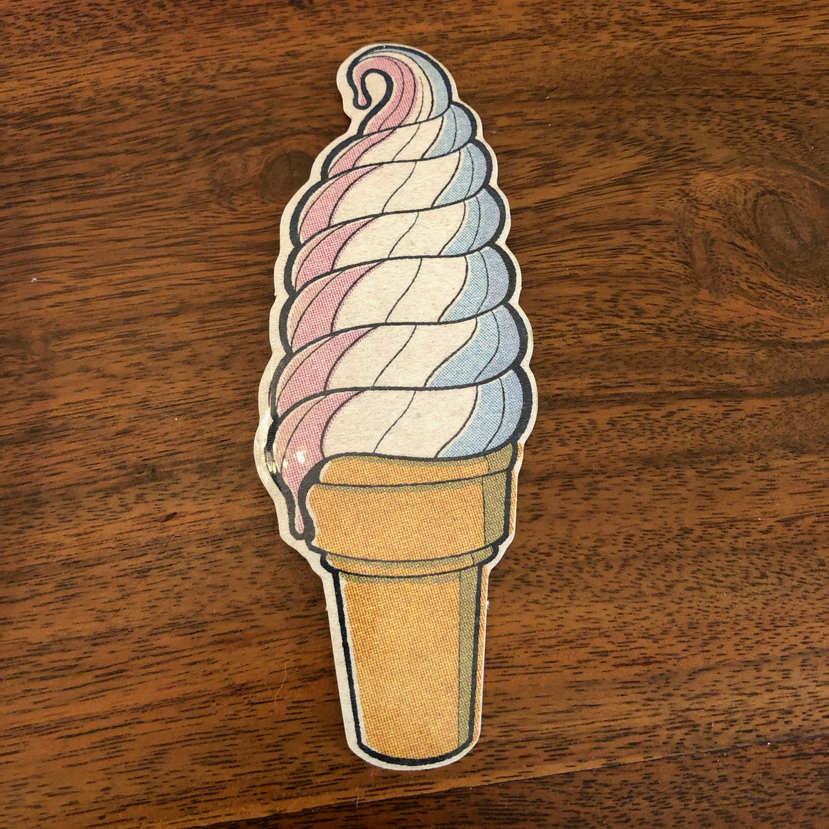 Ice Cream Cone Sticker – Wicked Grateful